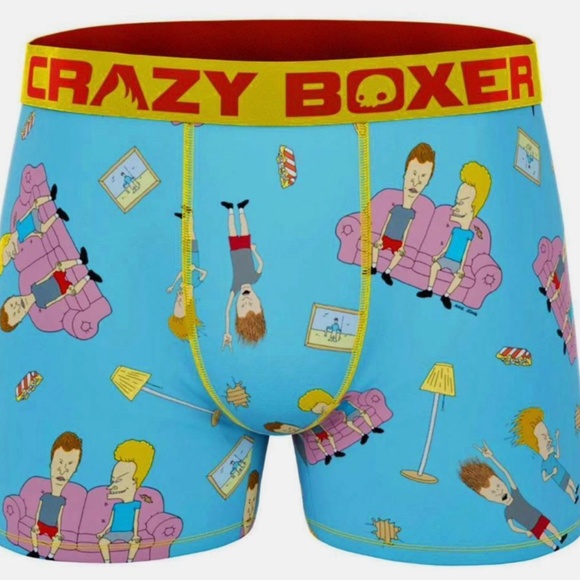 Crazy Boxer | Underwear & Socks | Nwt Crazy Boxer Beavis Butthead Mtv ...